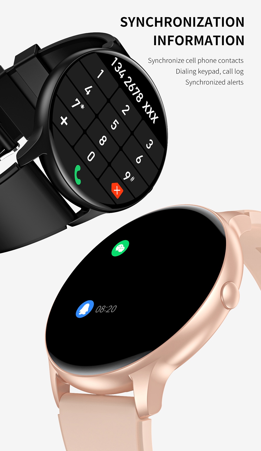 G5 Smartwatch Waterproof Sports Watch - Black