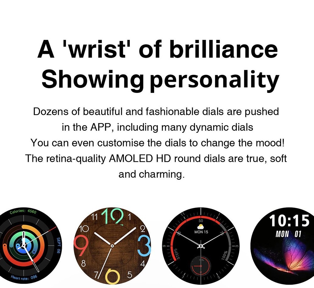 G7 Smartwatch Heart Rate Health Monitoring Watch - Silver