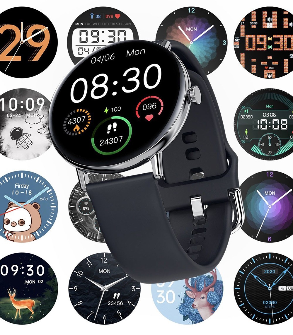 G7 Smartwatch Heart Rate Health Monitoring Watch - Silver