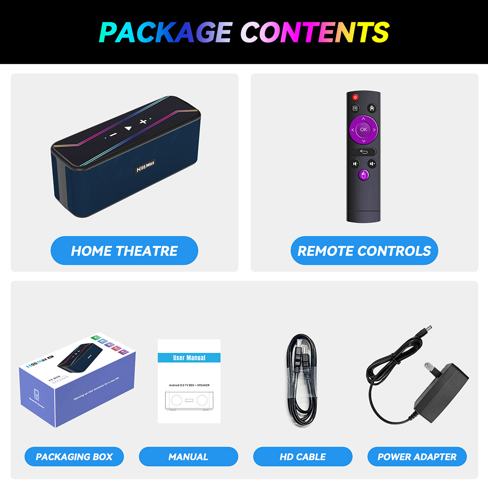 H96 Max M7 Media Player RK3528 4GB+64GB - AU Plug