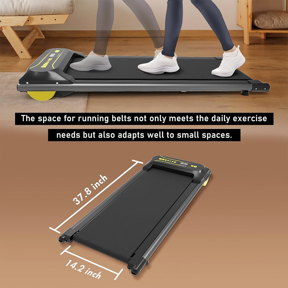 KRD Q22 Walking Pad Under Desk Treadmill Black