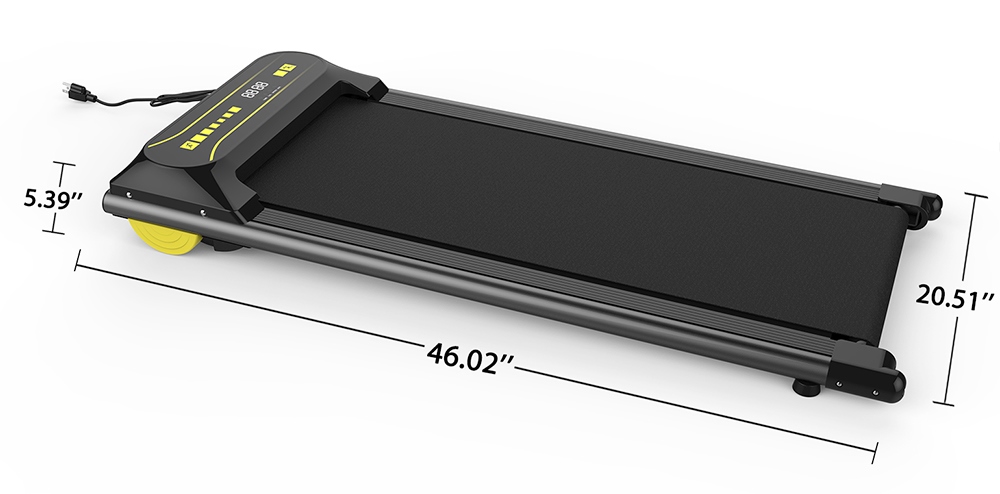 KRD Q22 Walking Pad Under Desk Treadmill Black