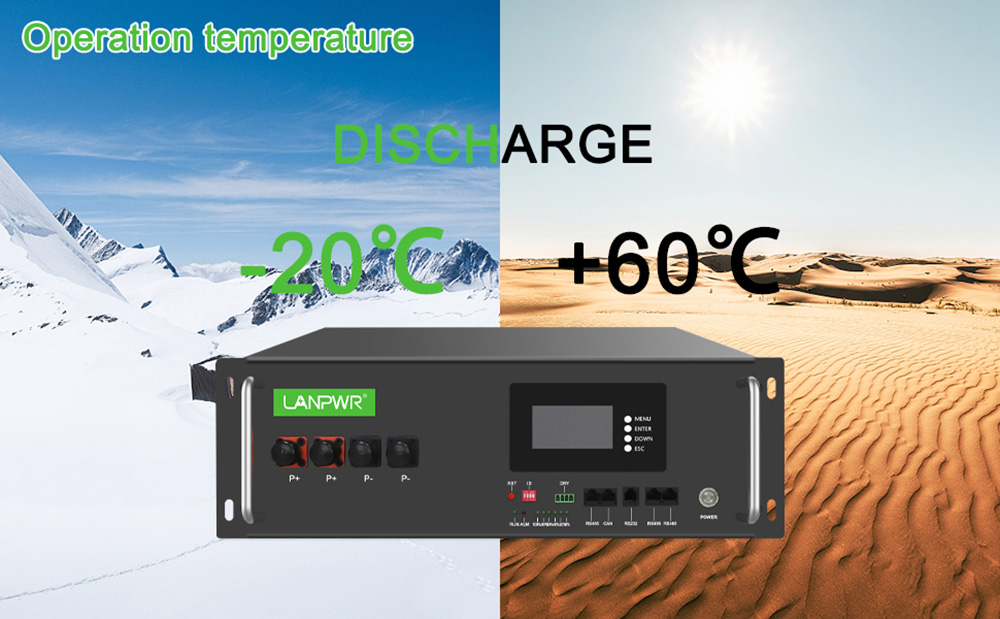 LANPWR 51.2V 100Ah Rack-Mount LiFePO4 Battery