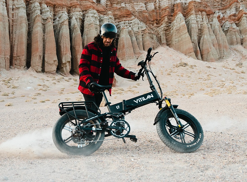 Vitilan I7 Pro 2.0 Foldable Electric Bike - Black