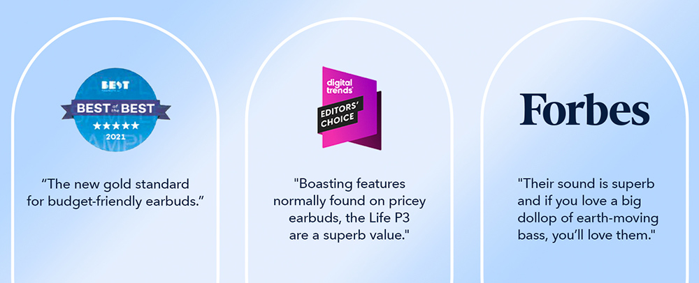 Anker Soundcore Life P3 Bluetooth Earbuds - Dark Blue