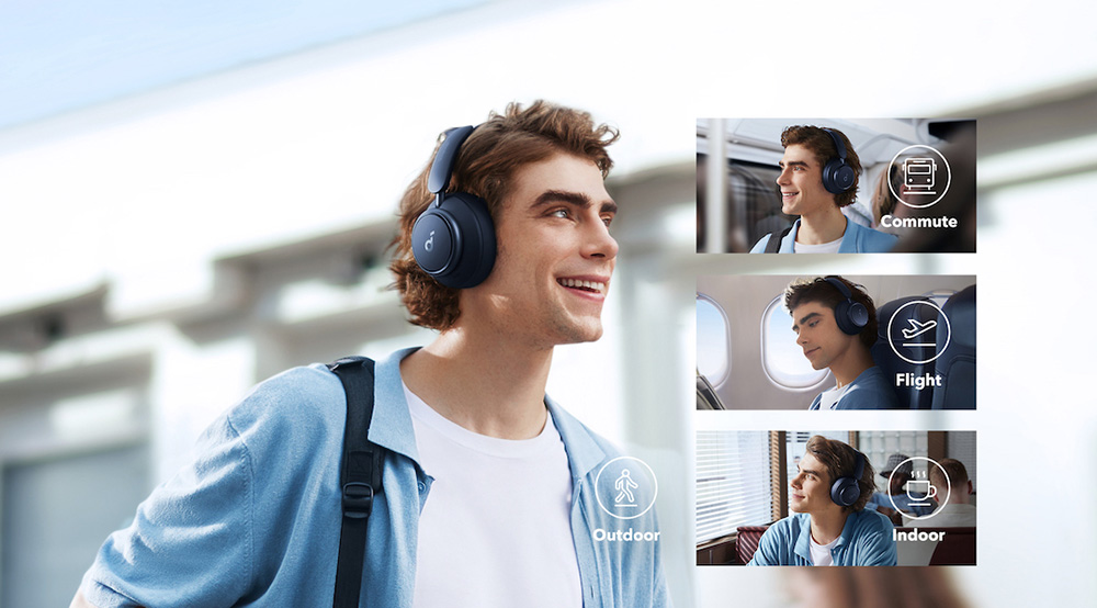 Anker Soundcore Space Q45 Headphones - Dark Blue