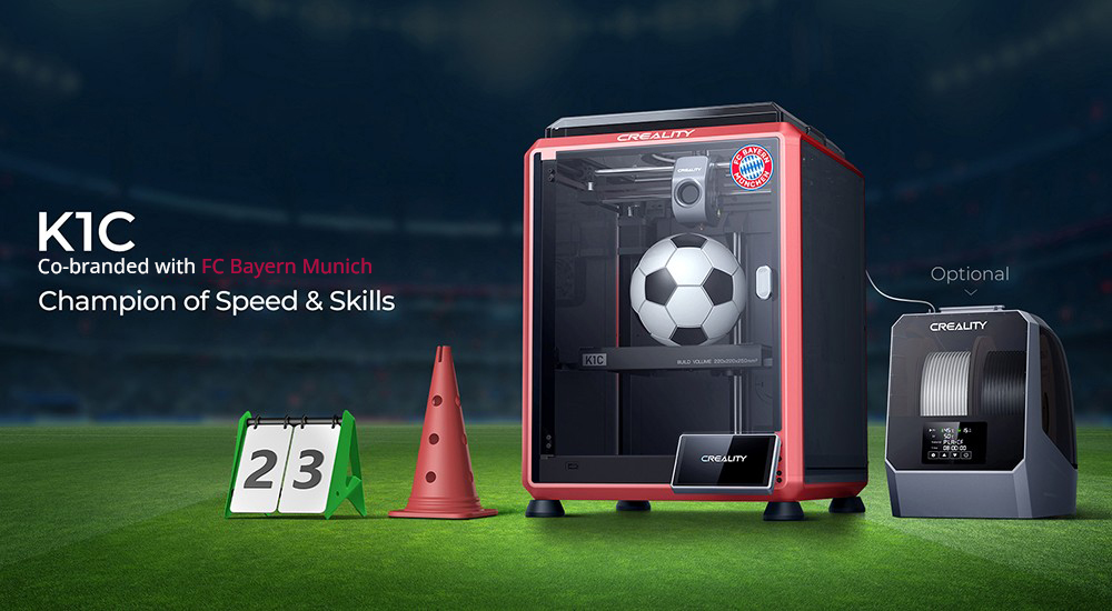 Creality K1C Bayern Edition with AI Camera 600mm/s