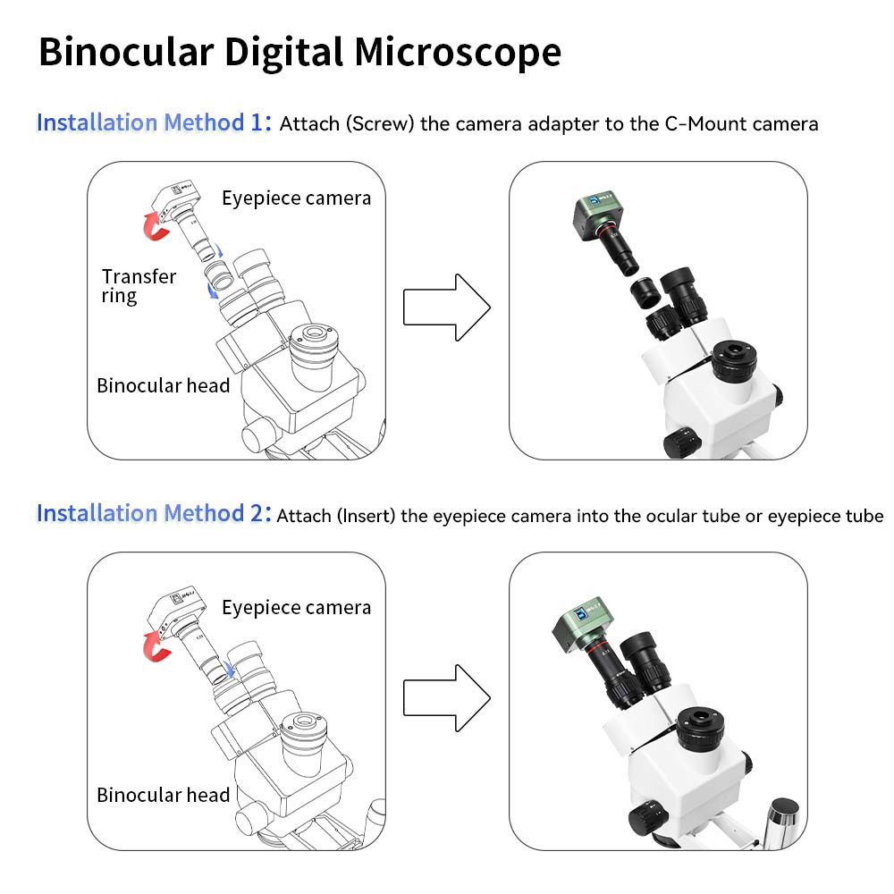 37MP HDMI USB Microscope Camera 1080P Industrial Inspection 37MP USB ...