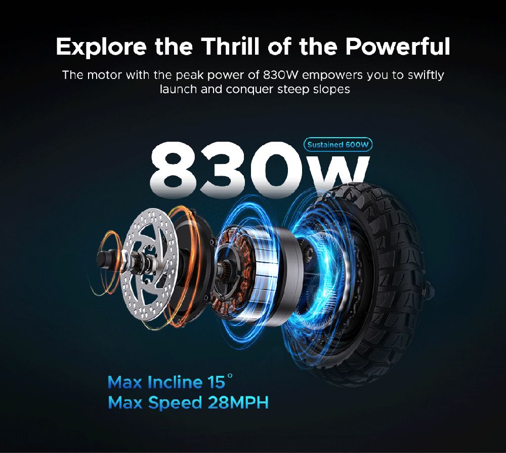 ENGWE Y600 Electric Scooter with Seat