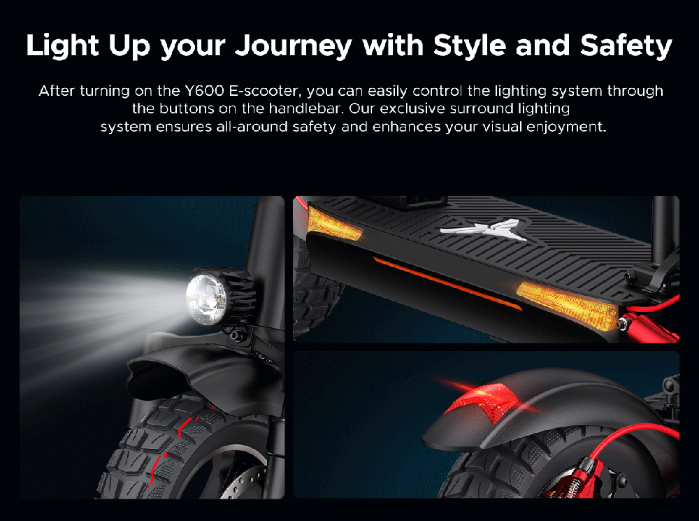 ENGWE Y600 Electric Scooter with Seat