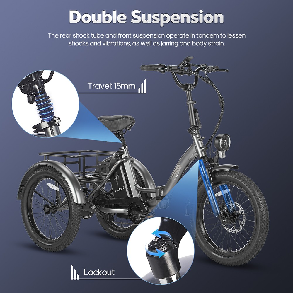 FAFREES F20 Mate Electric Tricycle Blue | Europe