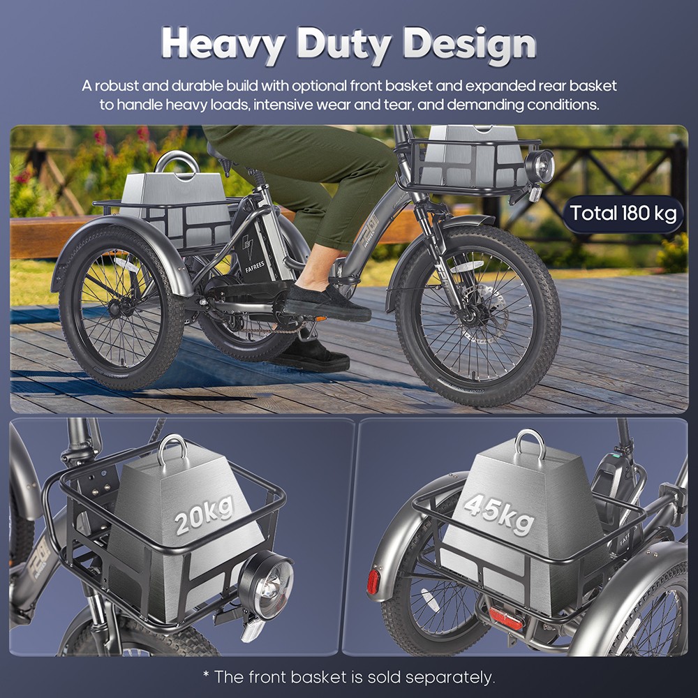 FAFREES F20 Mate Electric Tricycle Blue | Europe