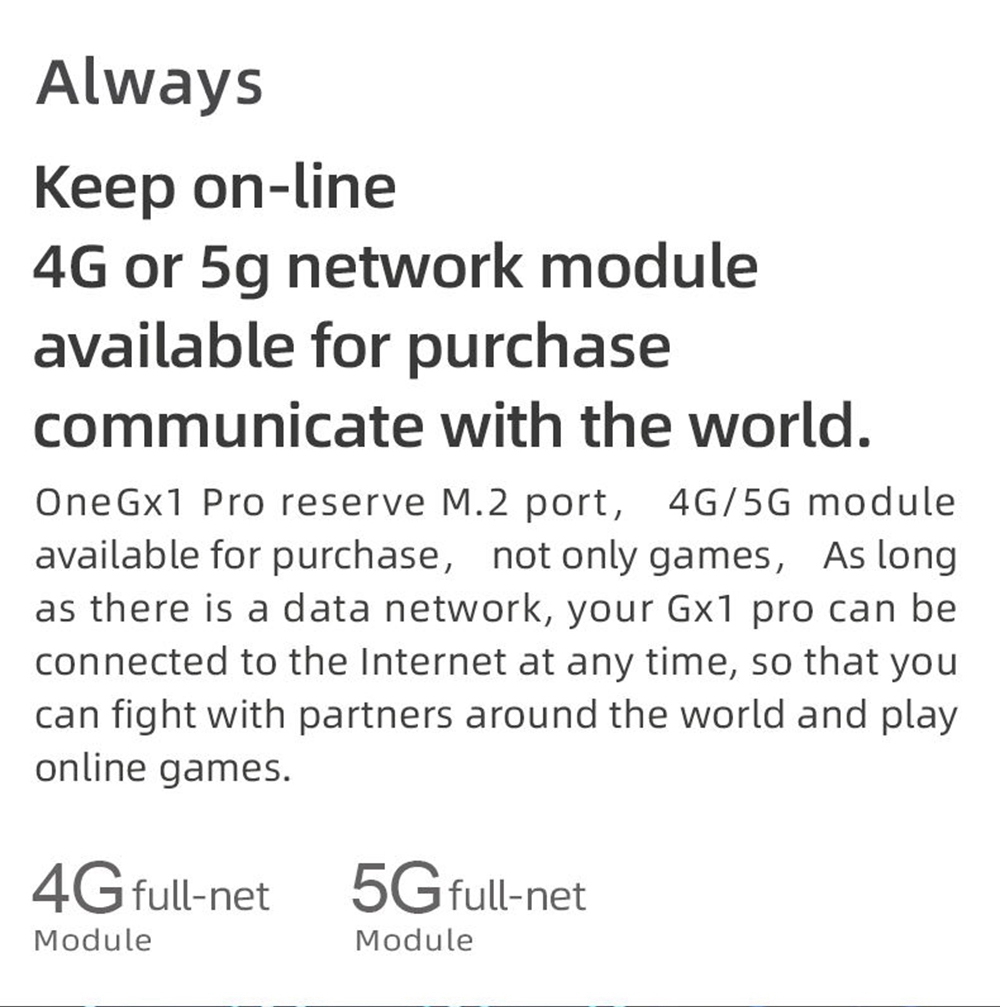 One Netbook OneGx1 Pro Gaming Laptop i7-1160G7 16GB 1TB Black