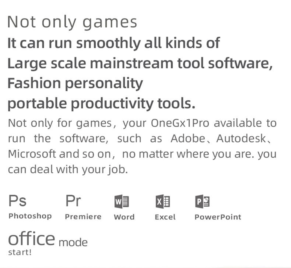 One Netbook OneGx1 Pro Gaming Laptop i7-1160G7 16GB 1TB Black