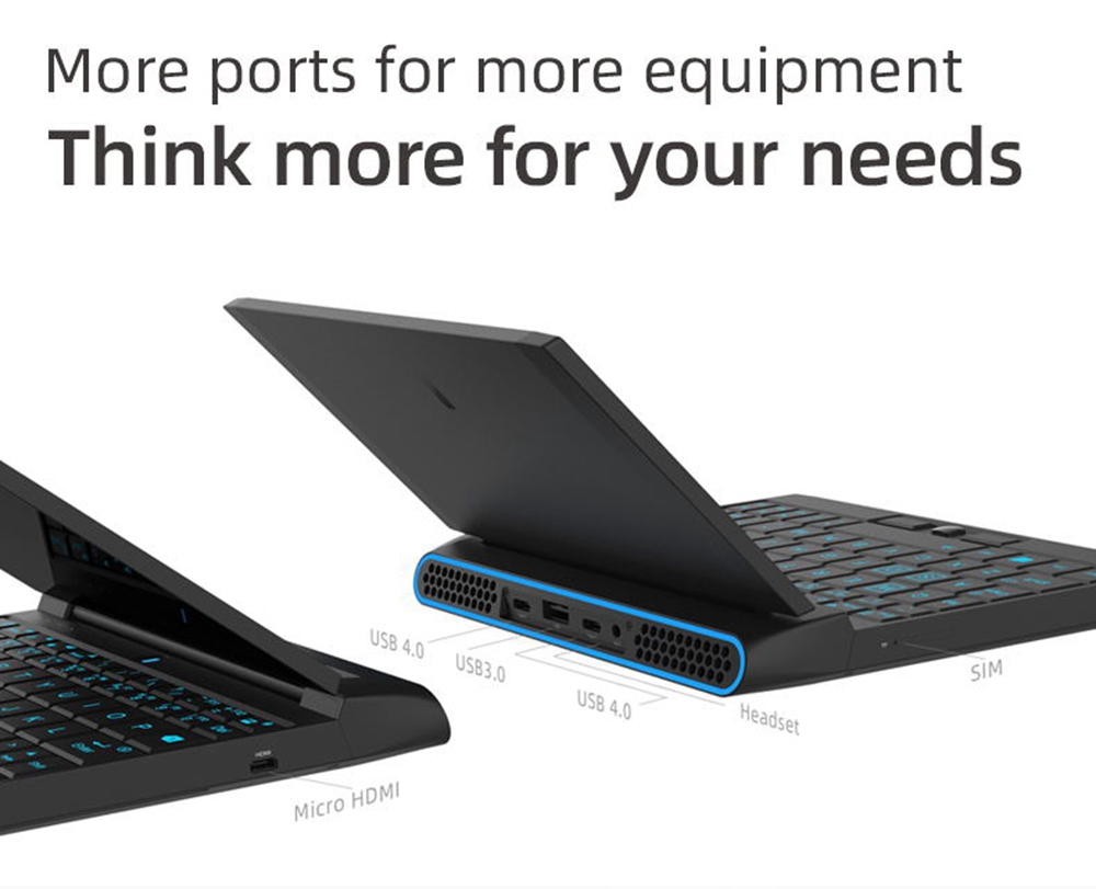 One Netbook OneGx1 Pro Gaming Laptop i7-1160G7 16GB 1TB Black