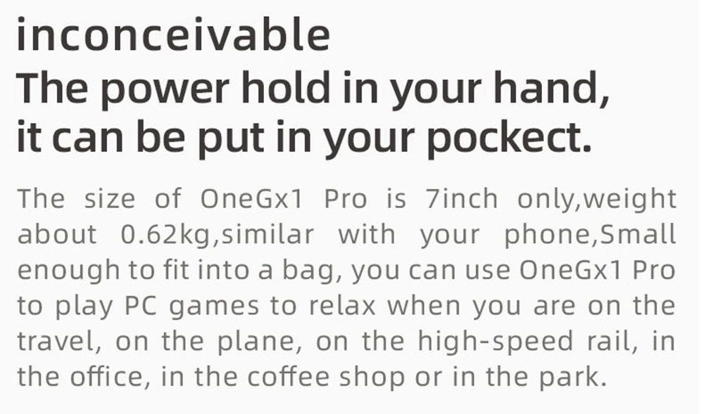 One Netbook OneGx1 Pro Gaming Laptop i7-1160G7 16GB 1TB Black