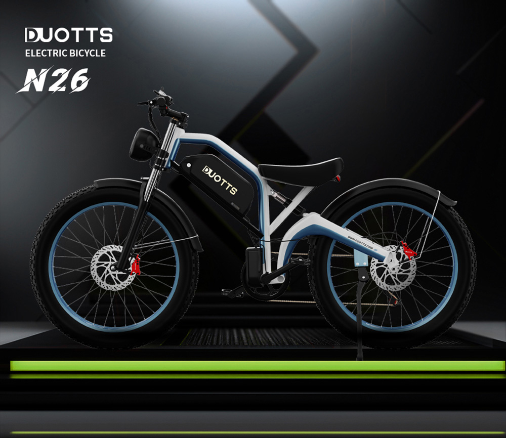 DUOTTS N26 Electric Bike 750W*2 Motors - White | Europe