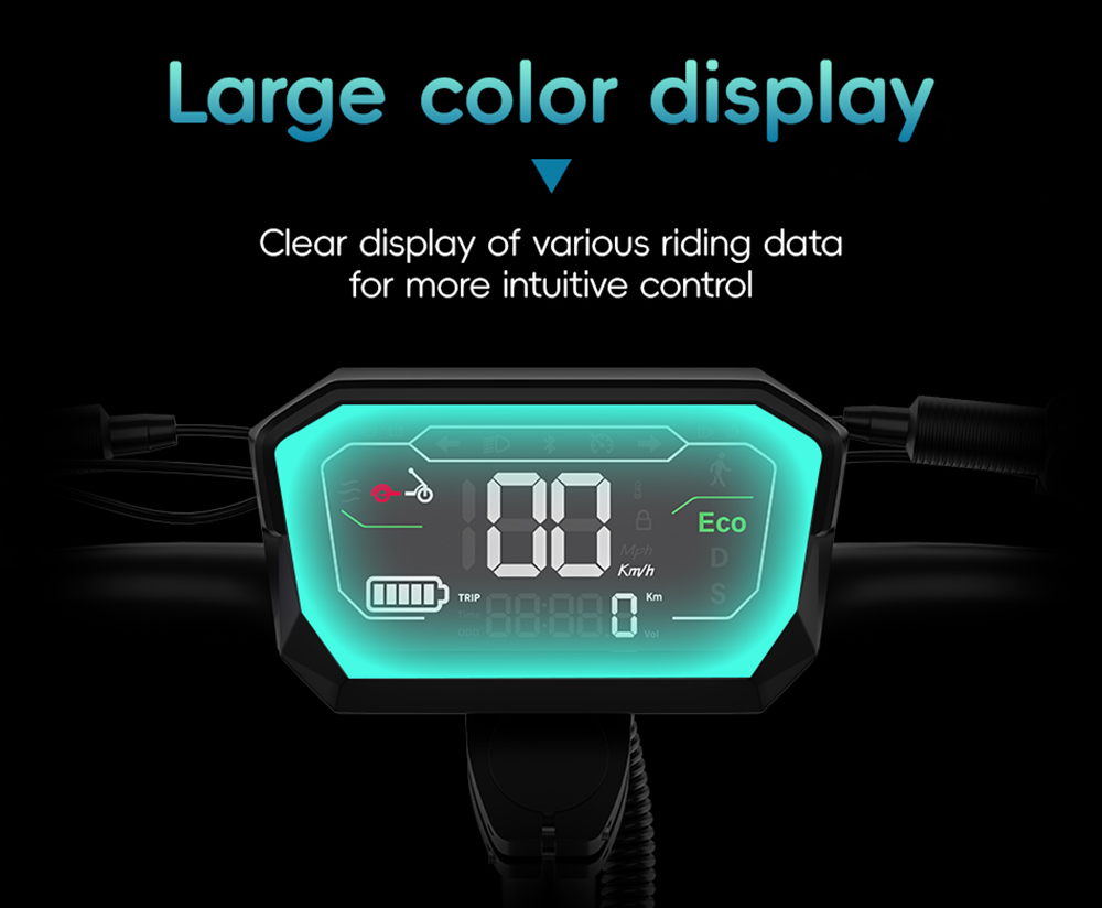 OOTD D99 Electric Scooter 13 Inch 60V 40Ah 85km/h 3000W*2 Motors