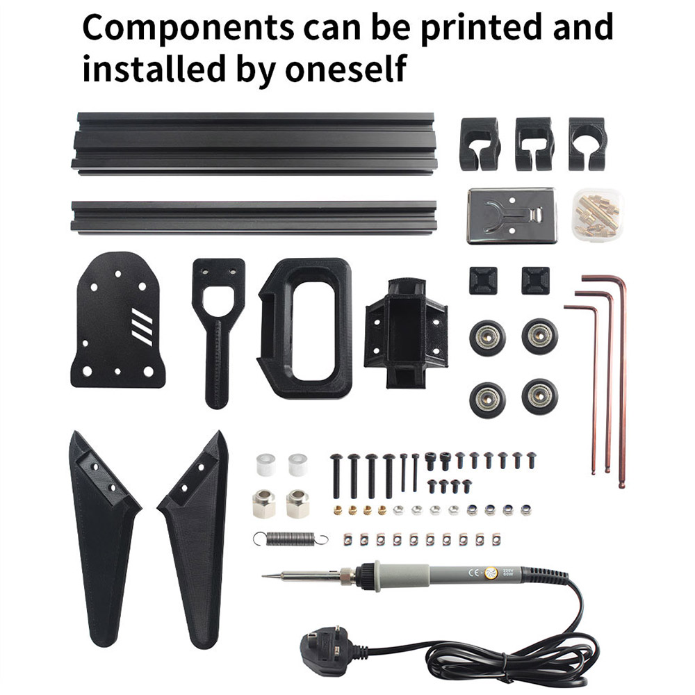 FYSTER Heat Set Insert Press Tool for Nuts M2/M3/M4/M5/M6/M8 UK Plug