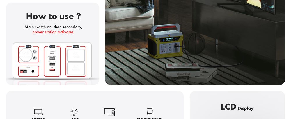 Shell 500W 583Wh Portable Power Station