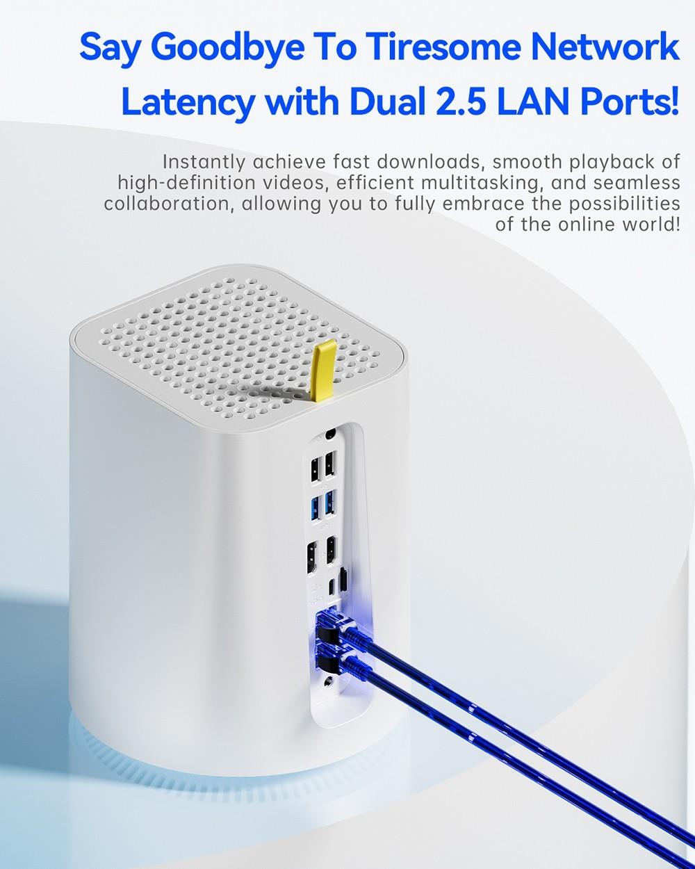 AOOSTAR R1 Mini PC NAS Router 16+512GB