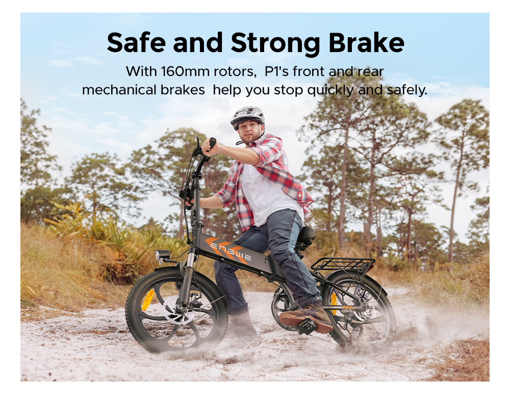 ENGWE P1 Electric Bike 12.5Ah 250W Motor Black | Europe