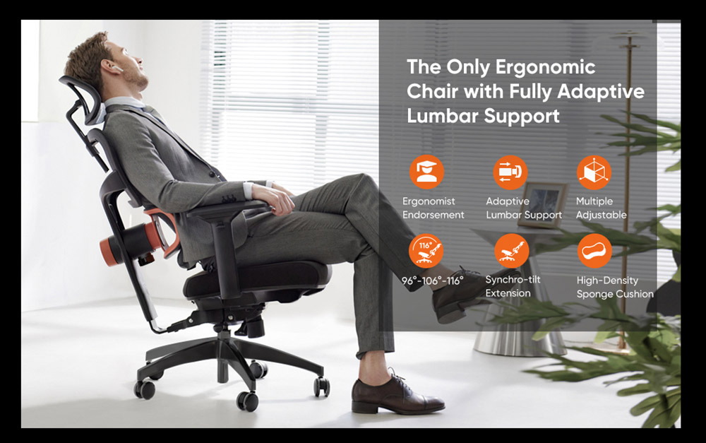 NEWTRAL NT001 Ergonomic Office Chair without Footrest | United Kingdom