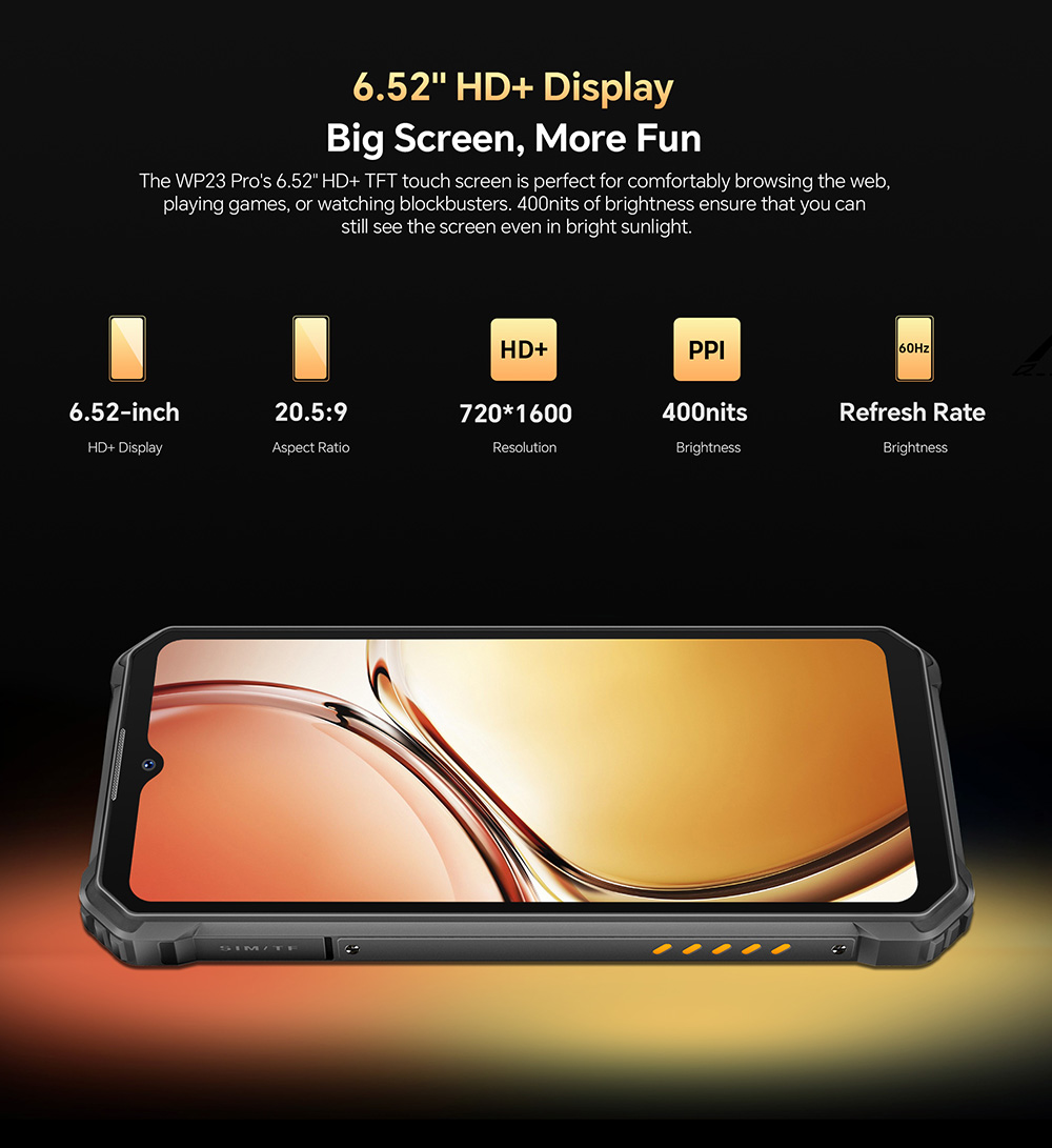 OUKITEL WP23 Pro 8GB RAM 128GB ROM Rugged Smartphone