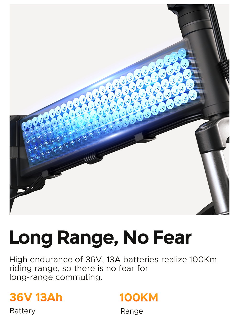 ENGWE P1 Electric Bike 12.5Ah 250W Motor Silver | Europe