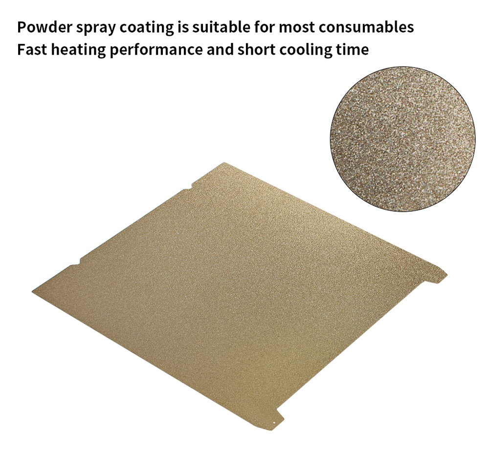 FYSETC 315x310mm Double Textured PEI Build Plate for Creality K1 Max