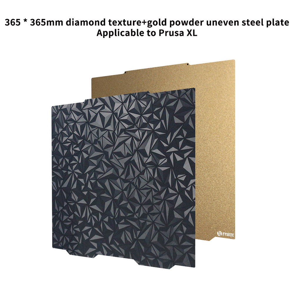 FYSETC 365x365mm Double Side Build Plate for Prusa XL 3D Printers