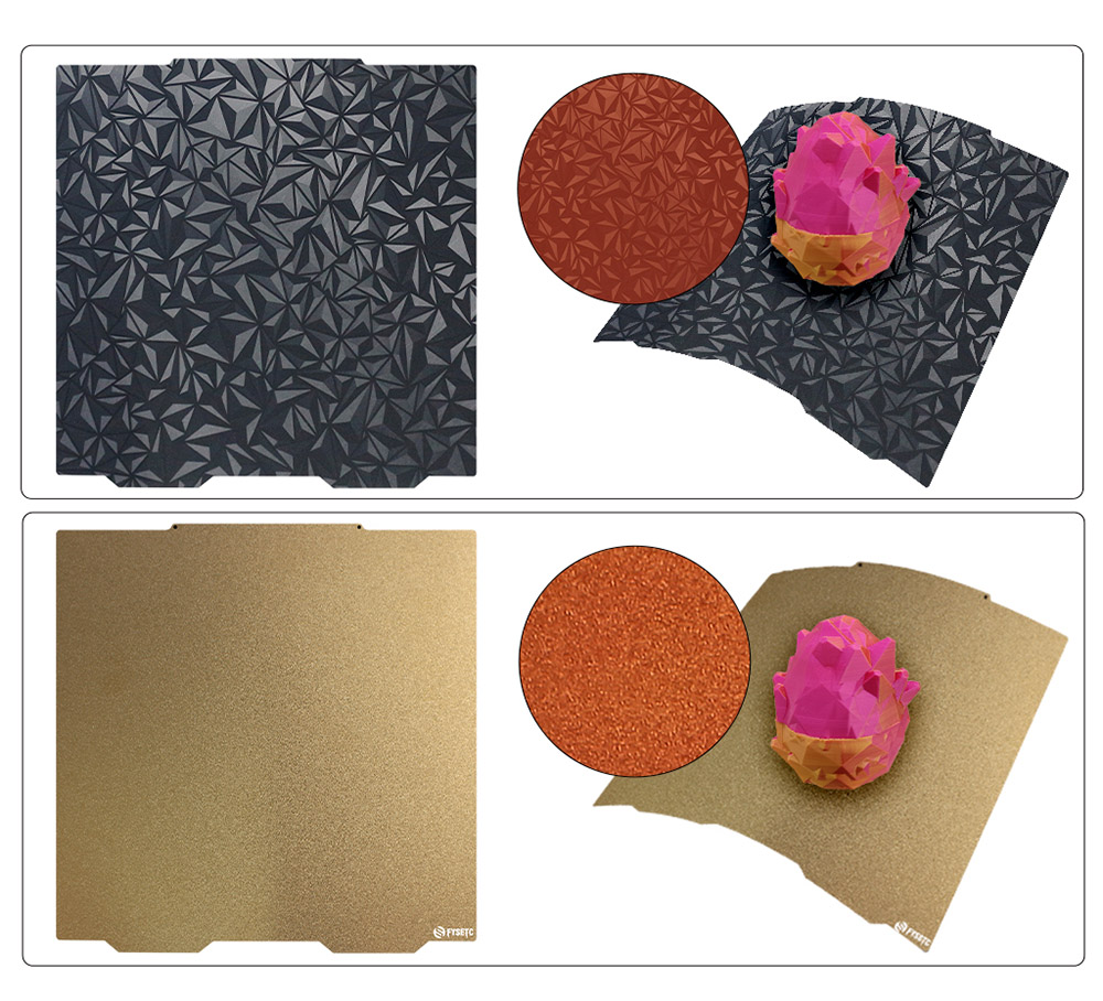 FYSETC 365x365mm Double Side Build Plate for Prusa XL 3D Printers