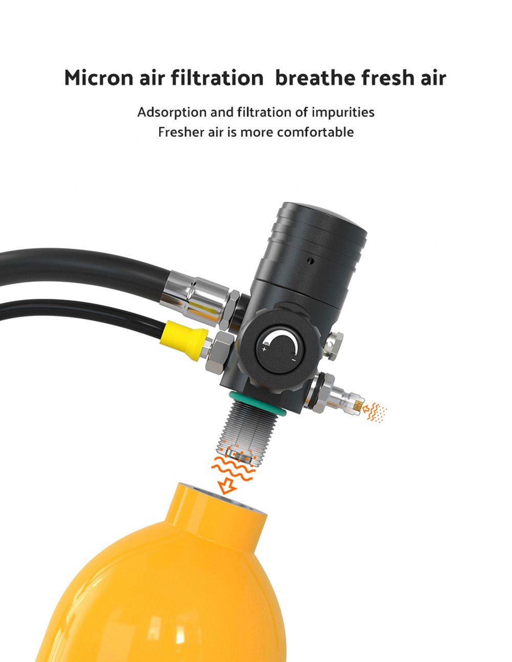 SMACO S400 Pro 1L Scuba Tank Green | Europe