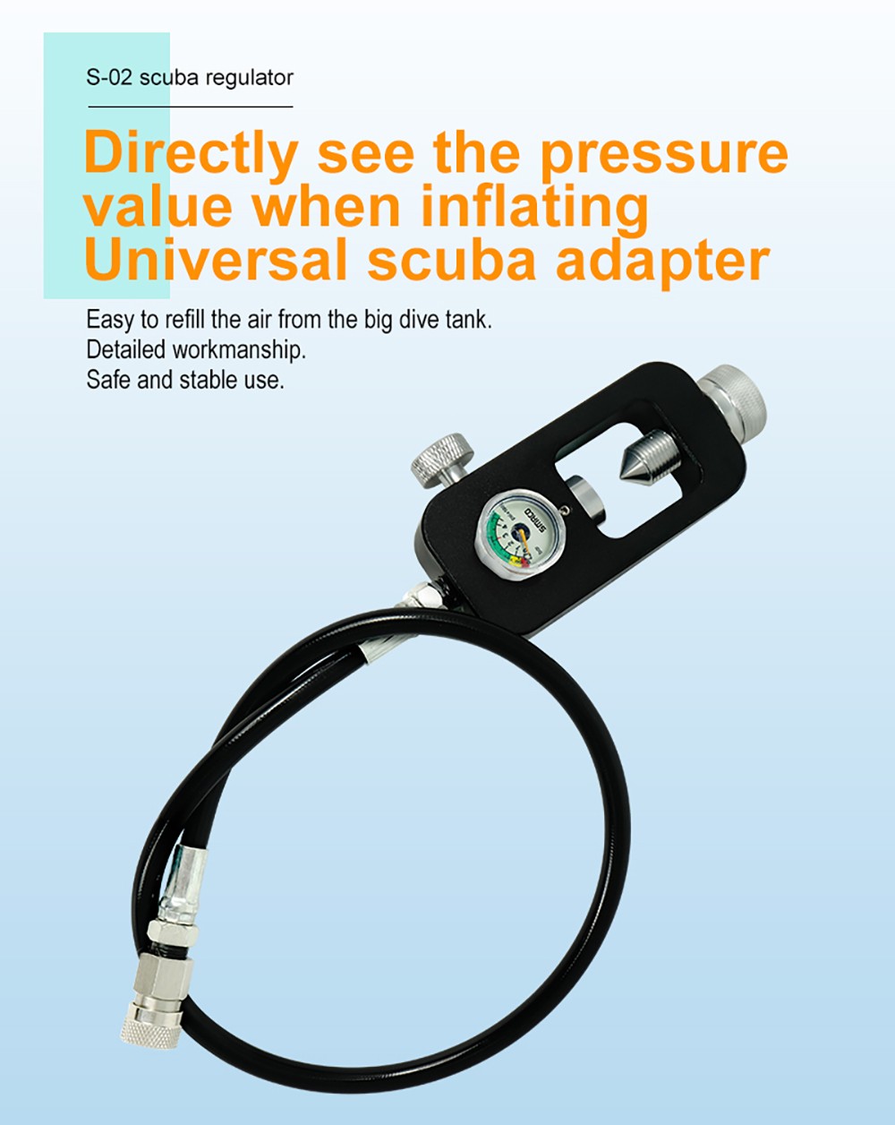 SMACO Scuba Regulator Adapter