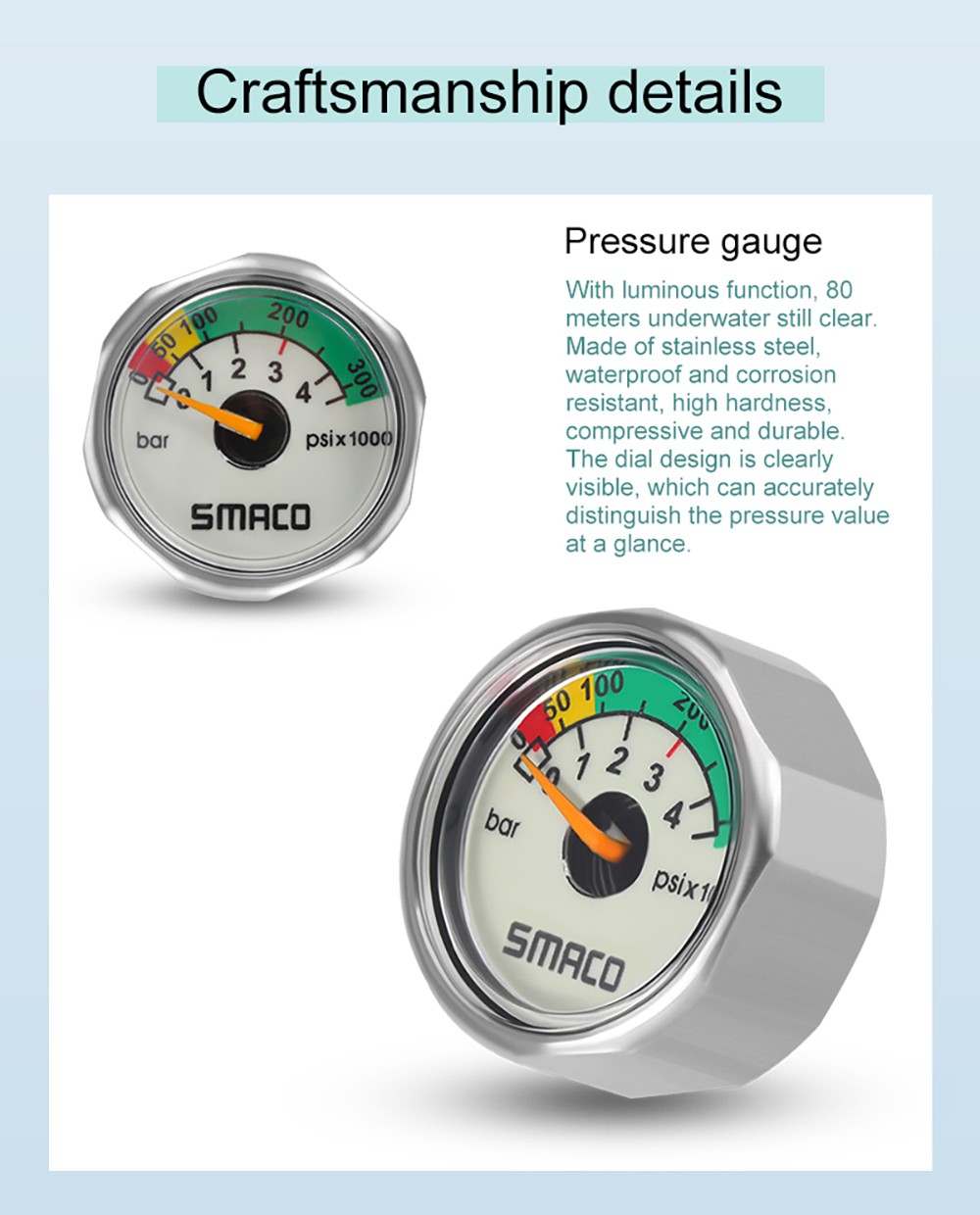SMACO Scuba Regulator Adapter