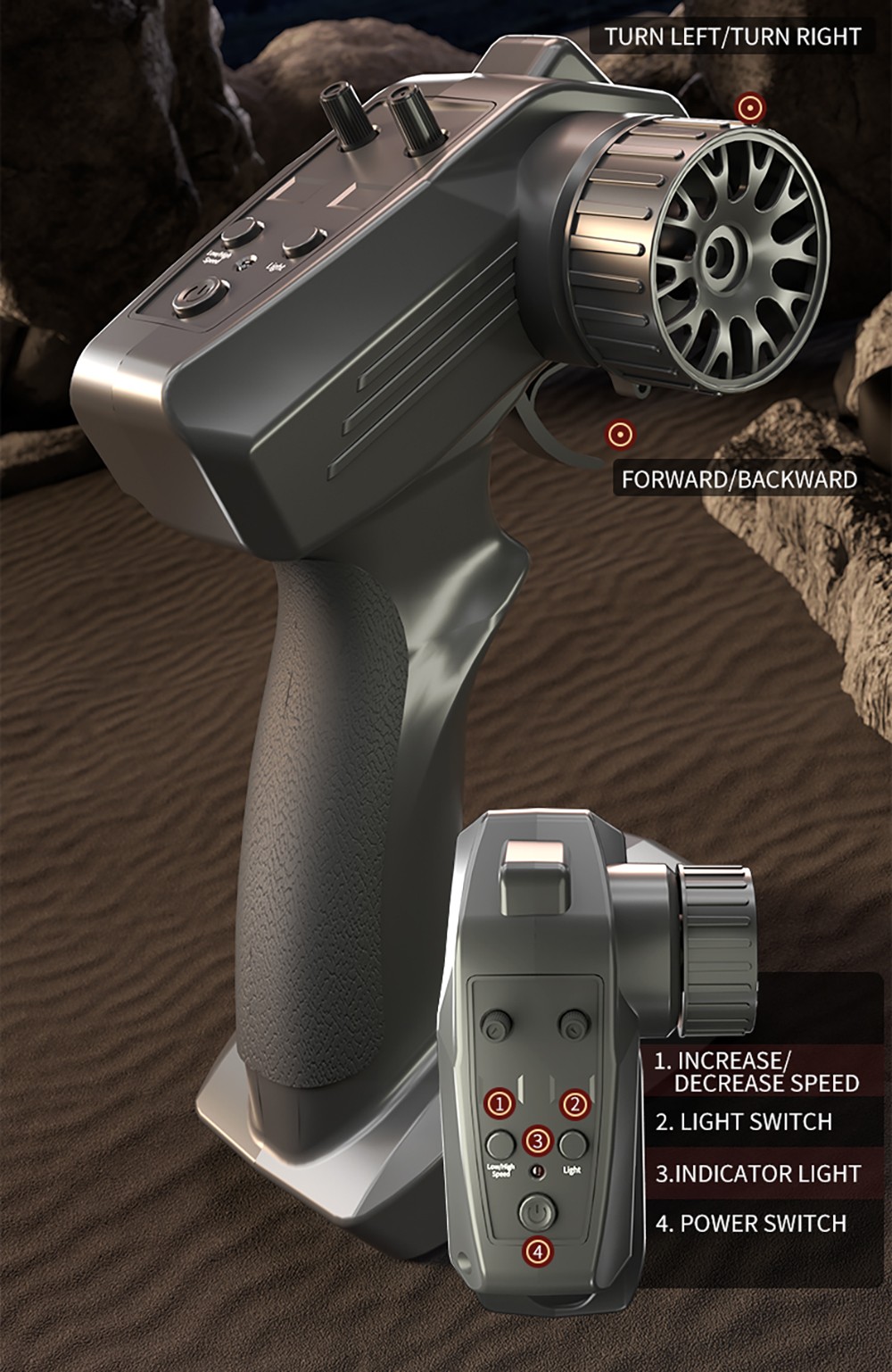 ZLL SG318 Pro 1/20 2.4G 4WD Brushed RC Car 2 Batteries