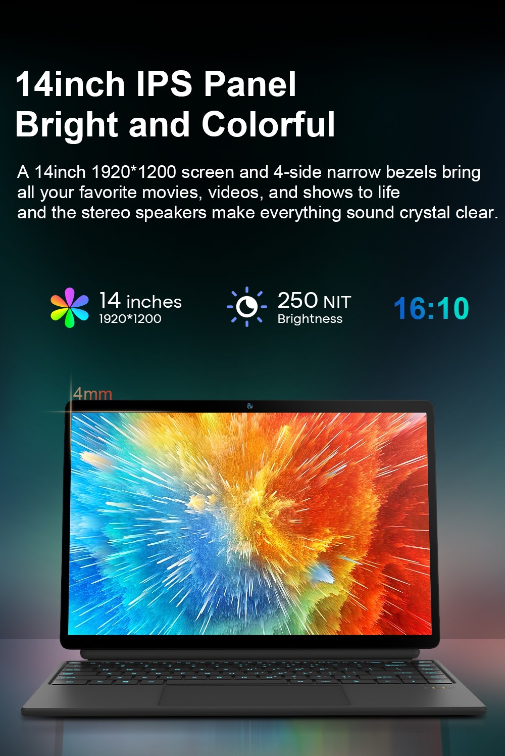 Ninkear T40 2-in-1 Tablet PC