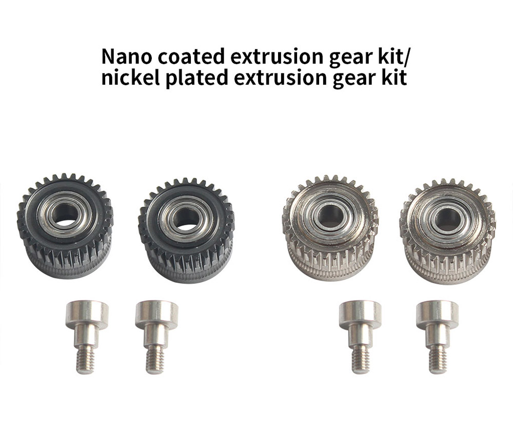 FYSETC Nano-coated Extruder Gears Kit for Creality K1/K1C/K1 Max