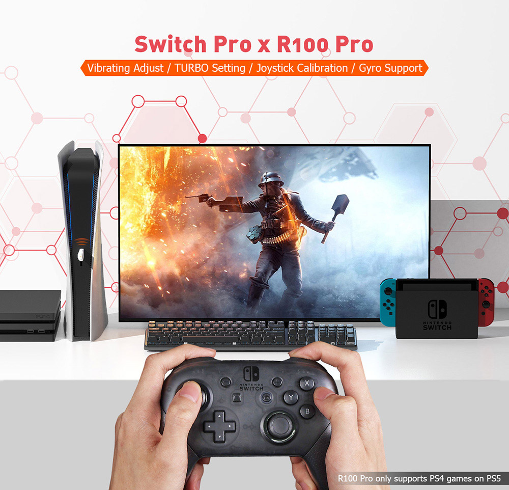 BIGBIG WON R100 Pro Game Controller Adapter