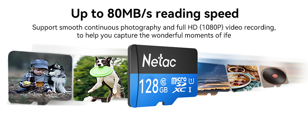 Netac P500 128GB SD Card