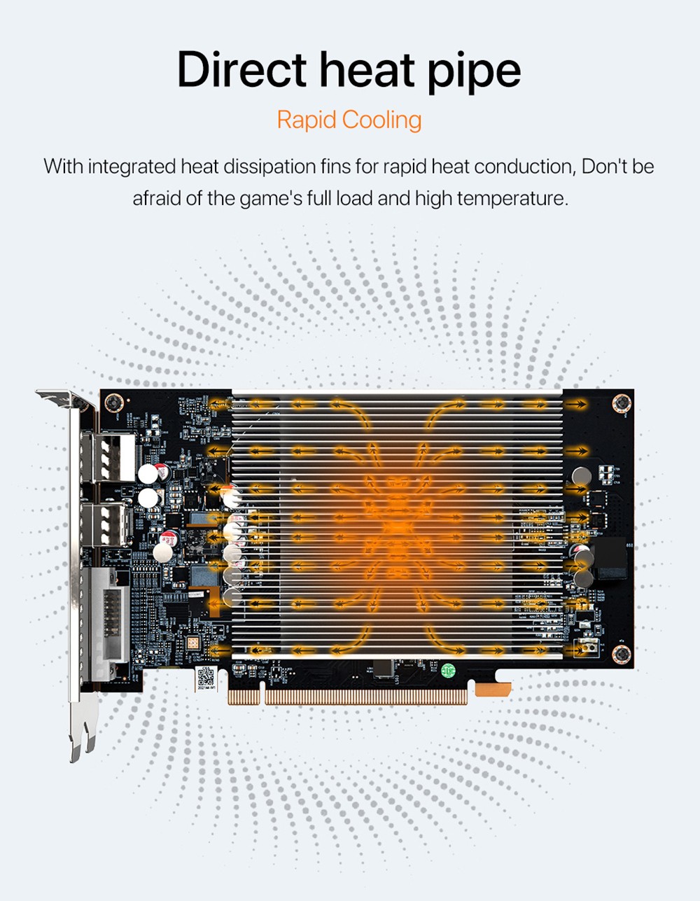 PELADN RX550 4GB Graphics Card