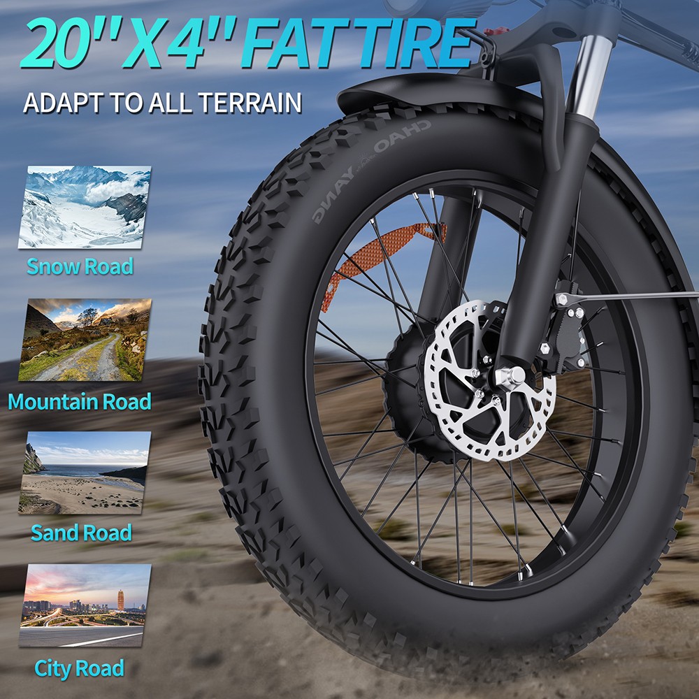 Ridstar H20 Pro Electric Bike 1000W*2 | United Kingdom