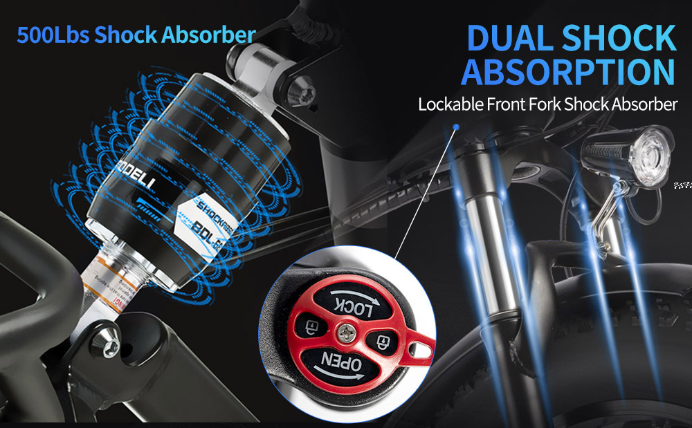 Ridstar H20 Pro Electric Bike 1000W*2 | United Kingdom