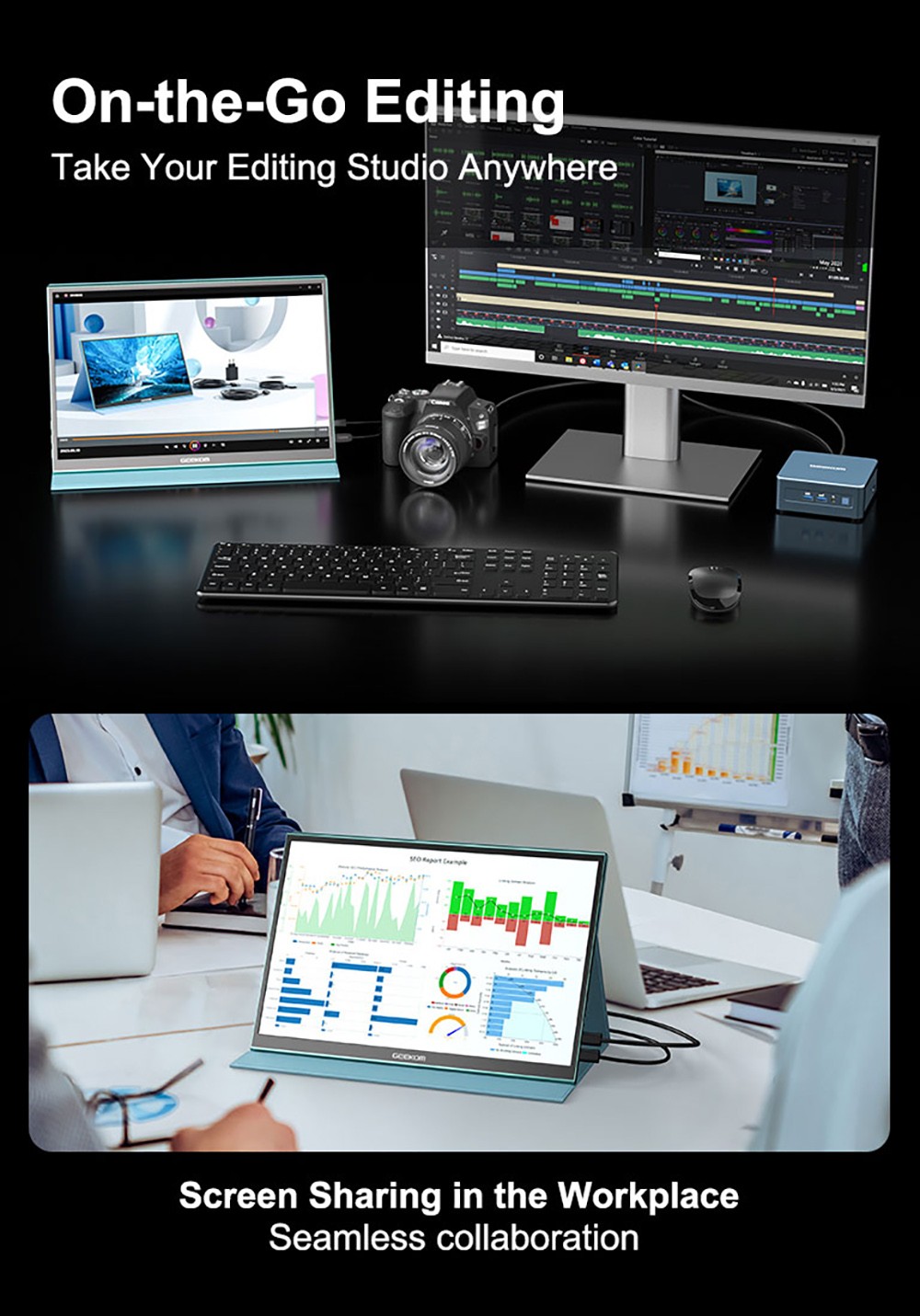 GEEKOM PM16 Portable Monitor