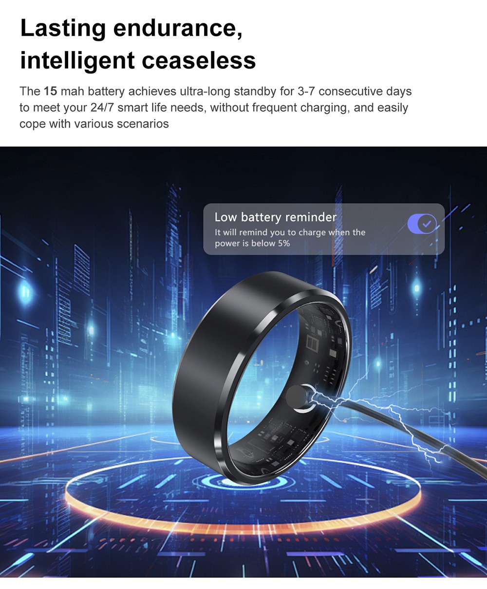 S2 Smart Ring Health Fitness Tracker Golden 10#