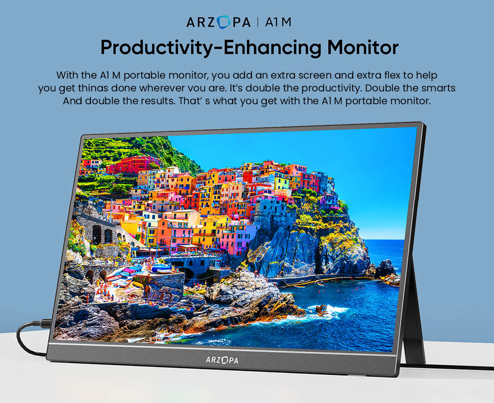 ARZOPA A1M 17.3-inch Portable Monitor