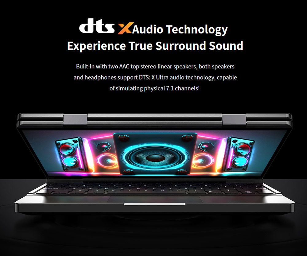 GPD DUO 13.3-inch Dual-OLED Screen Laptop 64GB 2TB