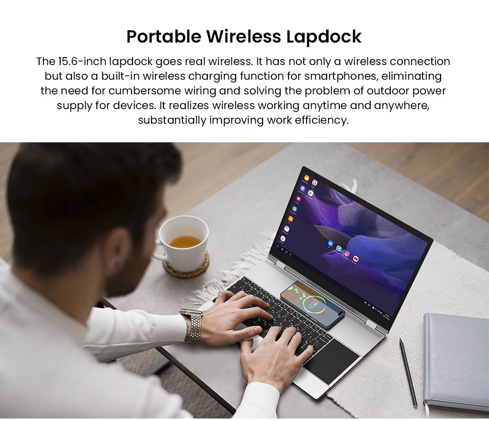 UPERFECT X 15.6 Pro 15.6'' Touch Screen Wireless Lapdock US