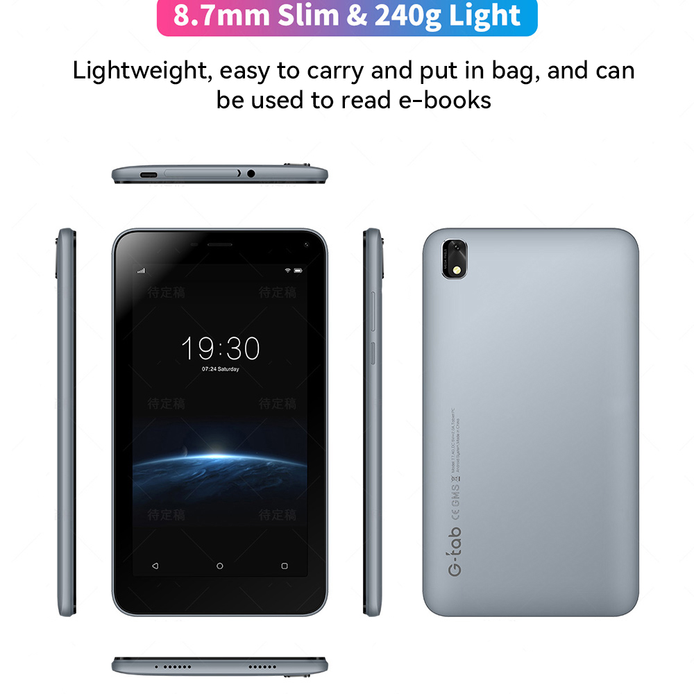 G-tab T7 Pro 7 Zoll Android 14 Kinder-Tablet Blau