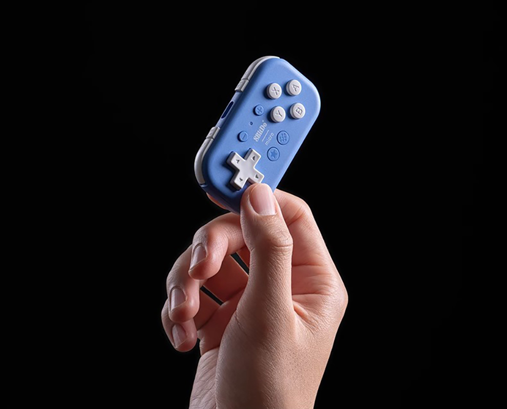 8BitDo Micro Bluetooth Gamepad Blue